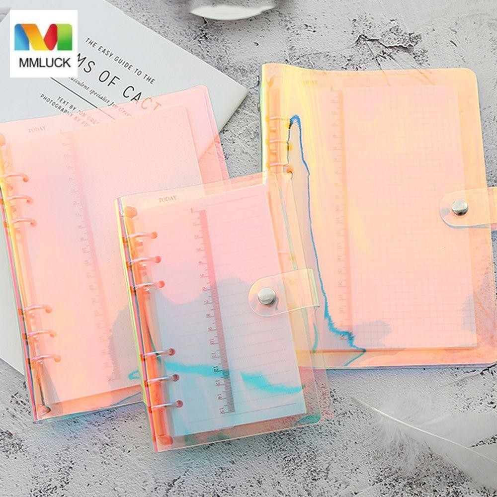 MMLUCK Ring Binder Cover 6 vòng Laser trong suốt A5 / A6 Planner ...