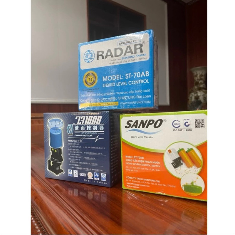 Phao điện tự động, phao điện bồn nước,tự ngắt khi nước chàn Radar ...