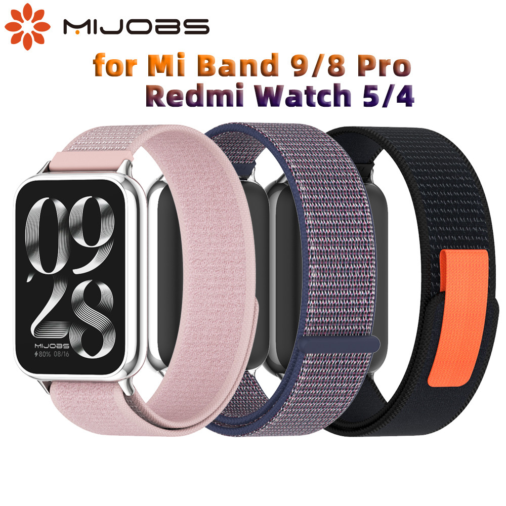 MIJOBS cho Mi Band 9 Pro Dây đeo đồng hồ Nylon cho Redmi Watch 5 4 Mi ...