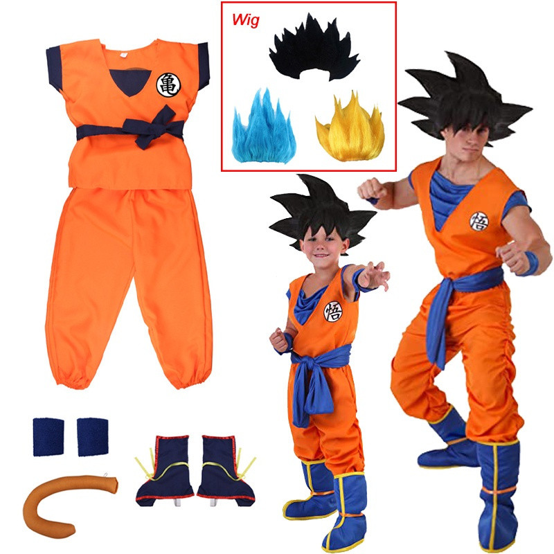 Trang phục Halloween Anime Dragon Ball cho trẻ em trai Son Goku cosplay ...