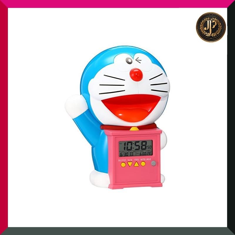 Seiko clock, alarm clock, table clock, Doraemon character, talking ...