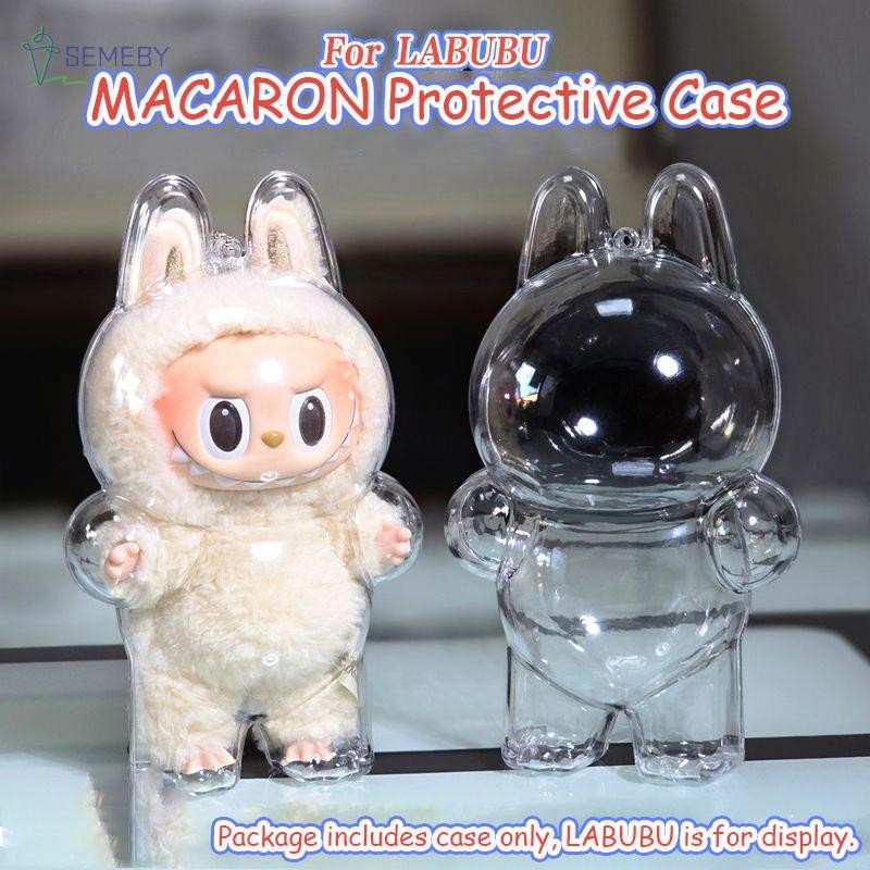 [Semeby] LABU MACARON Vỏ bảo vệ trong suốt Vỏ nhựa Labubububu Ba lô Ch ...