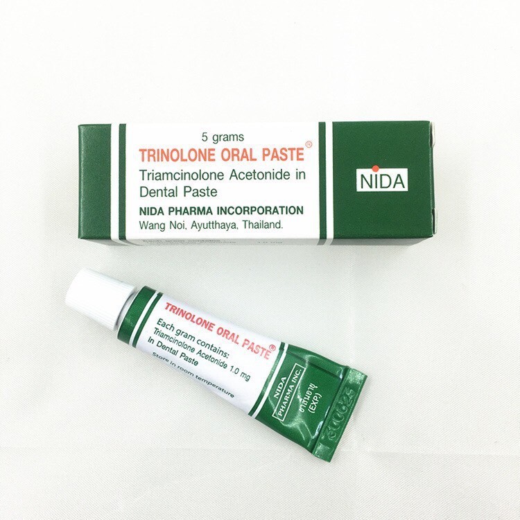 Kem nhiệt miệng Trinolone Oral Paste 5g Thái Lan | Shopee Việt Nam