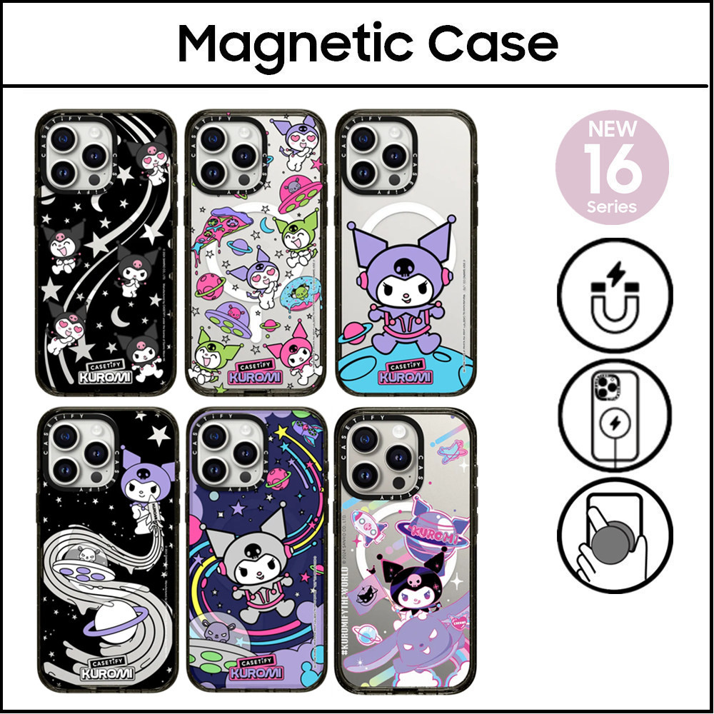 Caseti KUROMI Milky Way Sanrio Nhựa Cứng Acrylic Dành Cho iPhone 16 11 ...