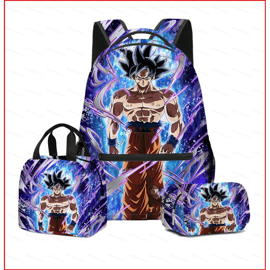 Gan Dragon Ball Ba Lô Túi Cơm Trưa Hộp Đựng Bút Chì Cho Học Sinh Dung ...