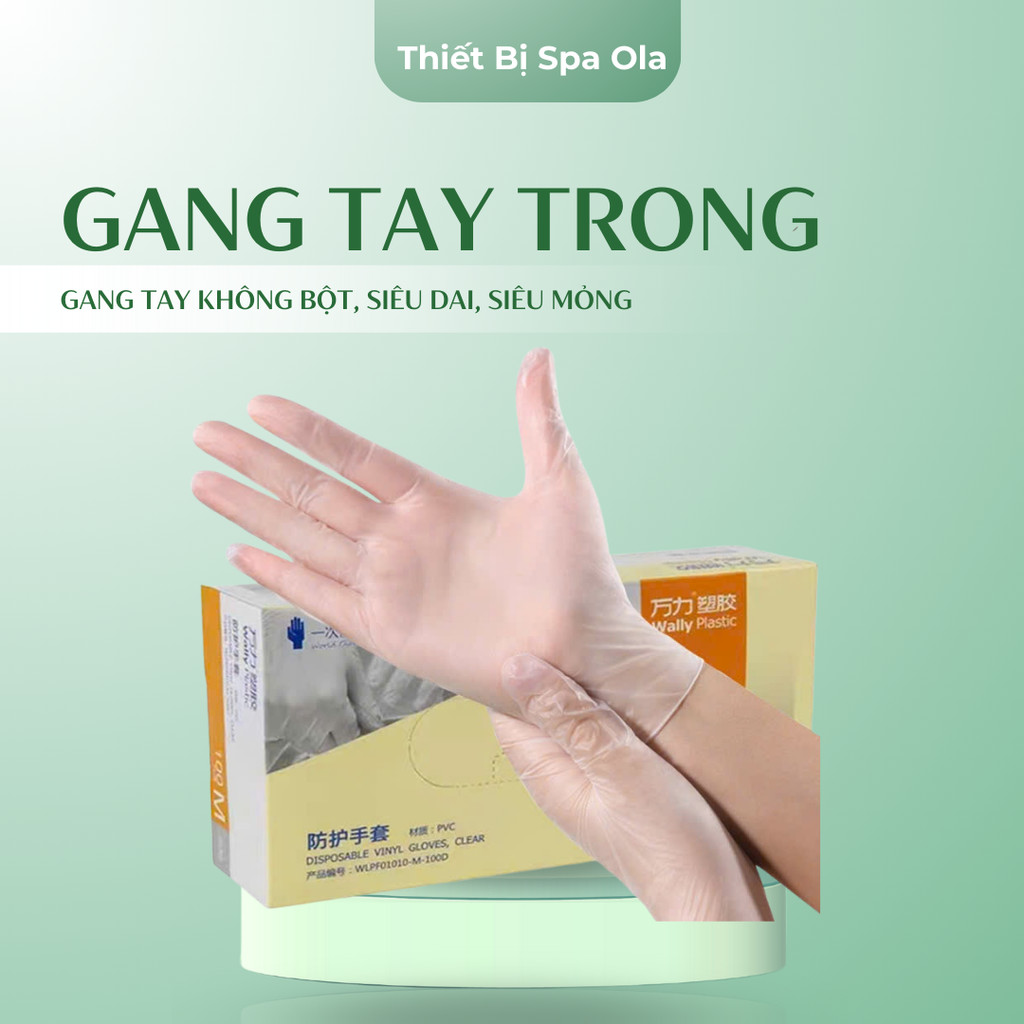 Găng Tay Trong Suốt Co Giãn, Dai Dùng Trong Spa Massage Body, Chế Biến ...