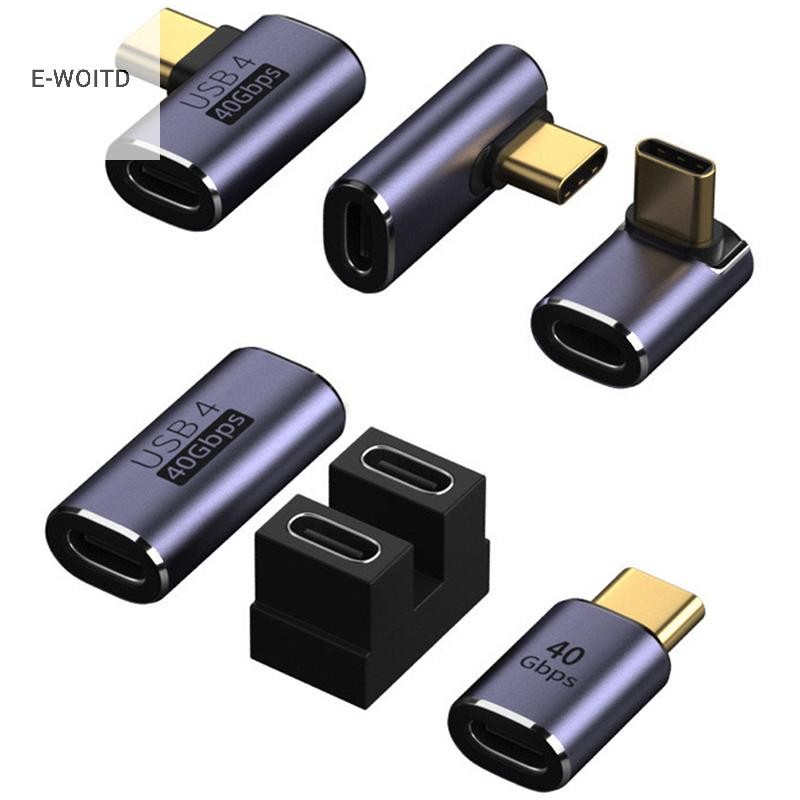 E-woitd USB4.0 40Gbps Bộ chuyển đổiOTG Thunderbolt3 8K @ 60Hz 100W 5A USB C sang Type C Bộ ...