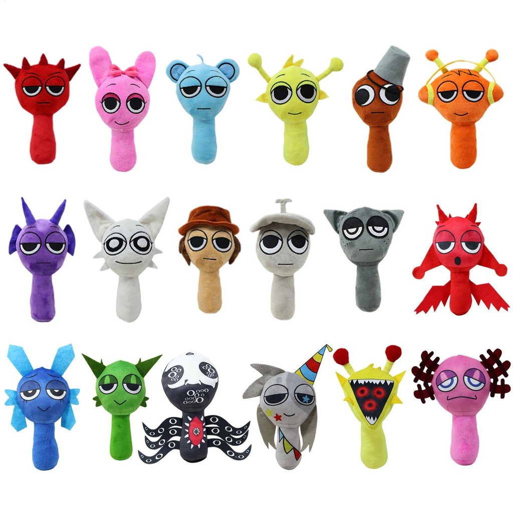Sprunki Đồ Chơi Sang Trọng Sprunki Incredibox Búp Bê Nhồi Bông Biến Thể ...