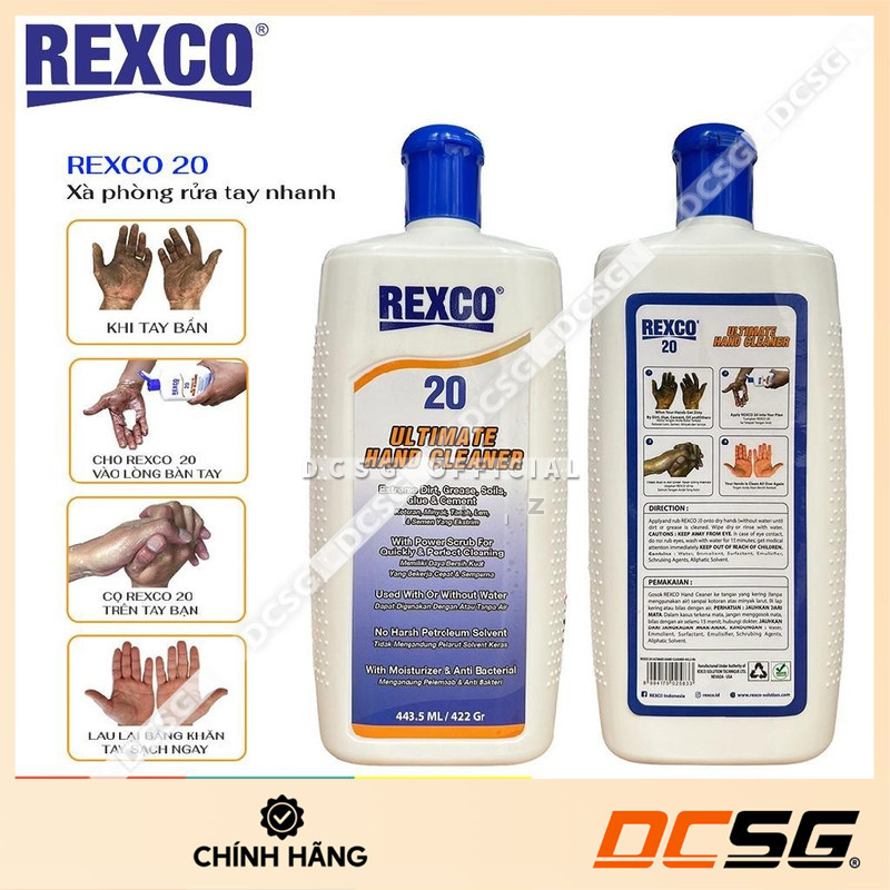 Xà phòng rửa tay nhanh 443,5ML REXCO 20 ULTIMATE HAND CLEANER RX-SP0003 ...