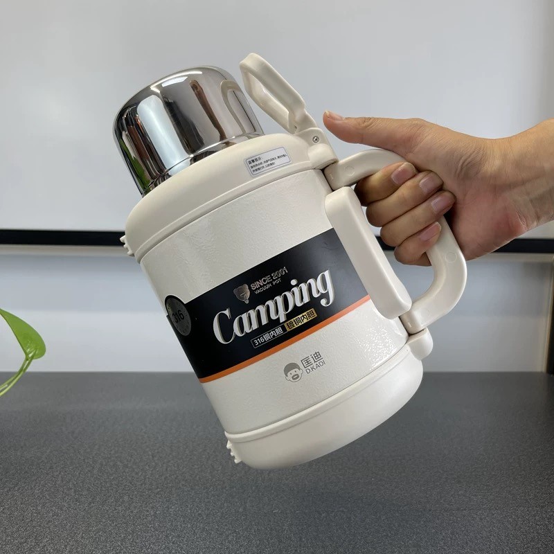 Bình giữ nhiệt K-9066 dung tích 1900ml lõi inox 316 có quai xách lọc trà tiện dụng | Shopee Việt Nam