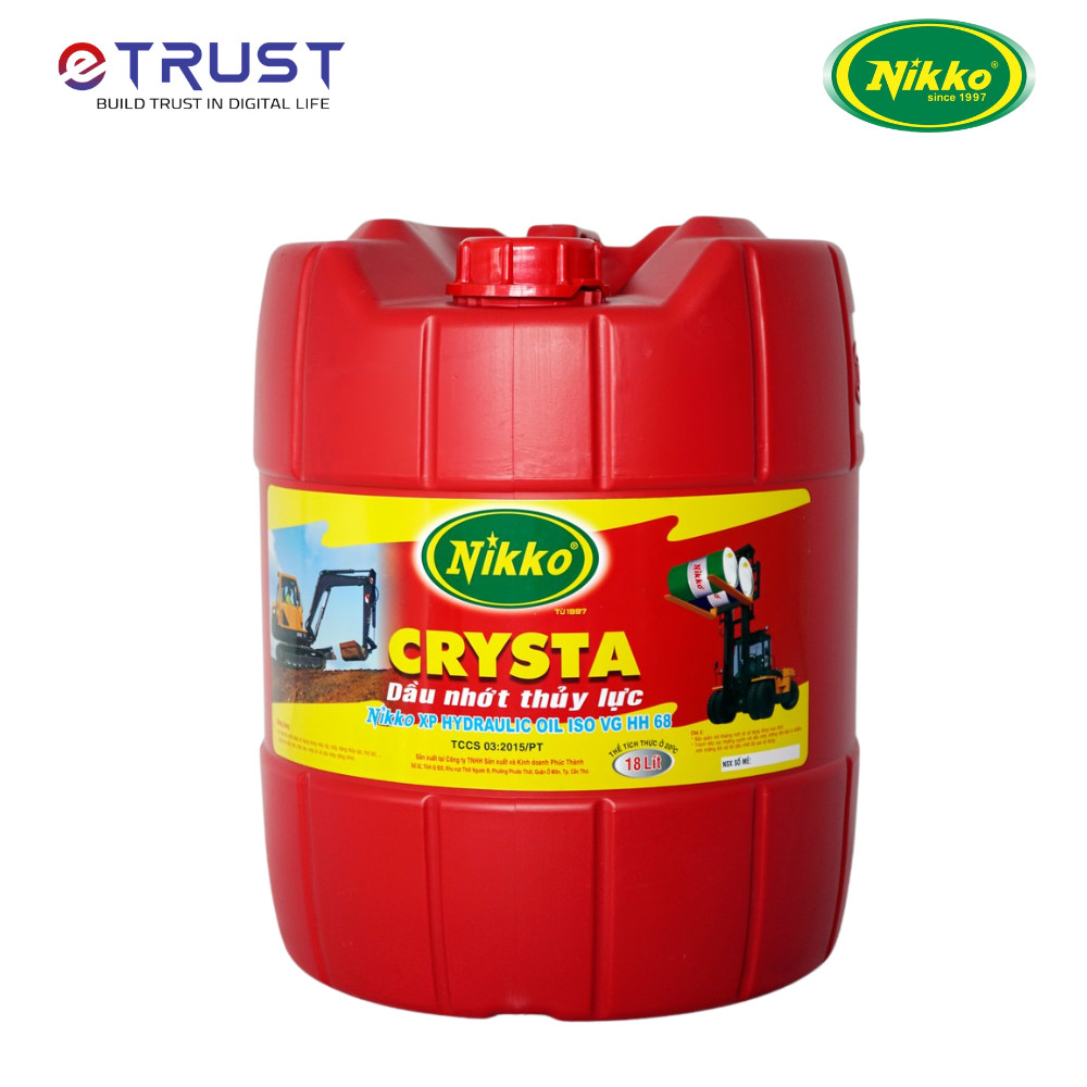Dầu Thủy Lực NIKKO XP CRYSTA HYDRAULIC OIL ISO VG HH 68 | Shopee Việt Nam