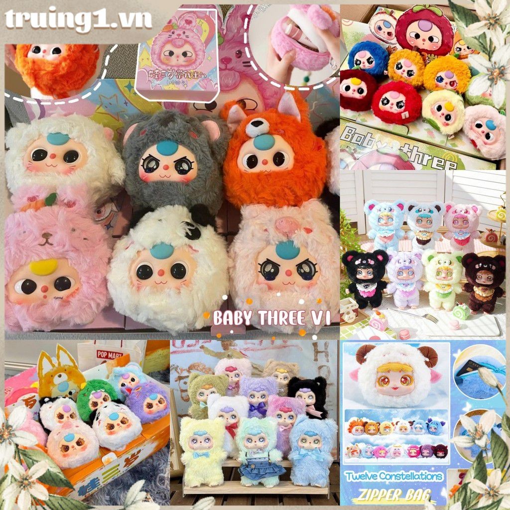 Baby Three V1/v4 Take Me Out Series Blind Box Cute Trendy Stuffed Doll ...