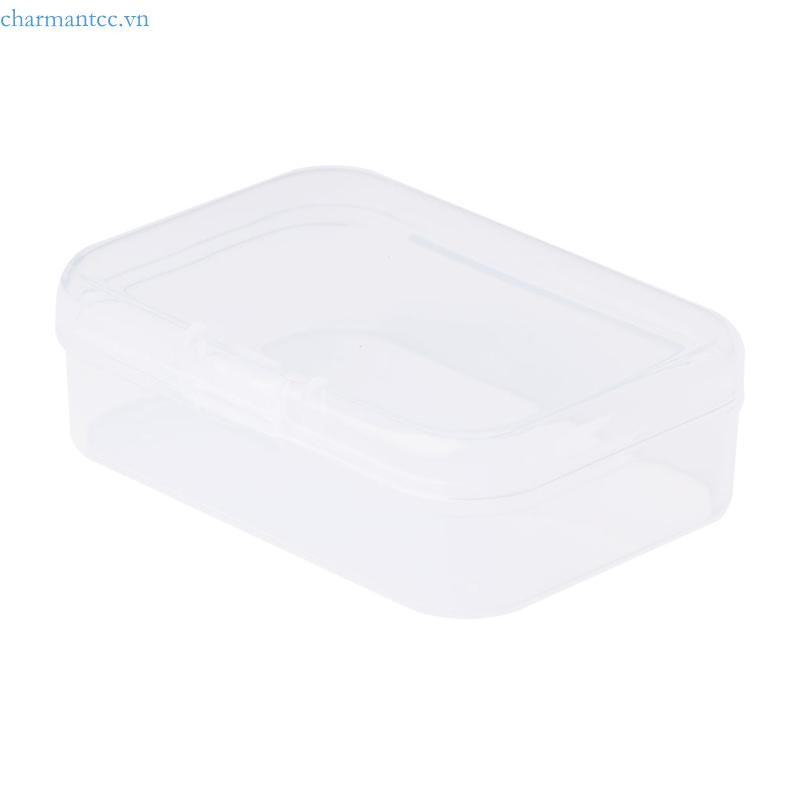 Rectangular Plastic Clear Transparent Storage Box Collection Container ...