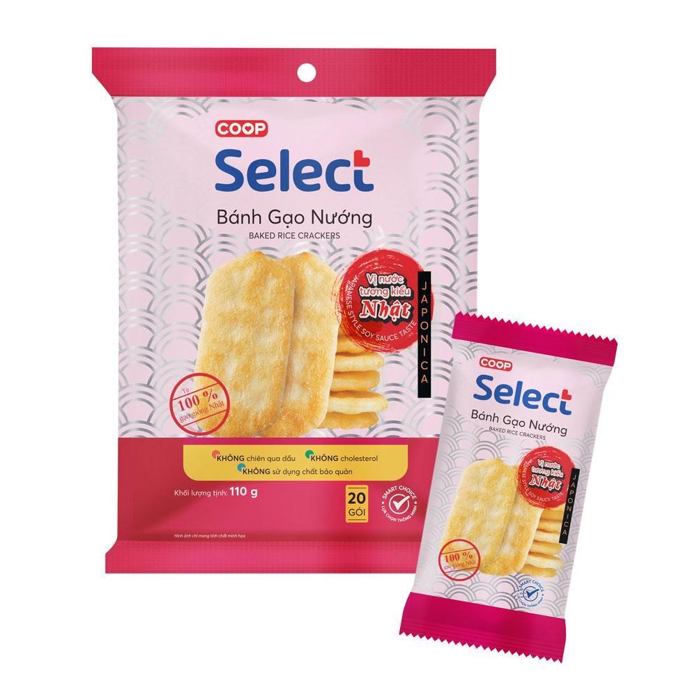 Bánh gạo nướng vị nước tương kiểu Nhật Coop Select 110g | Shopee Việt Nam