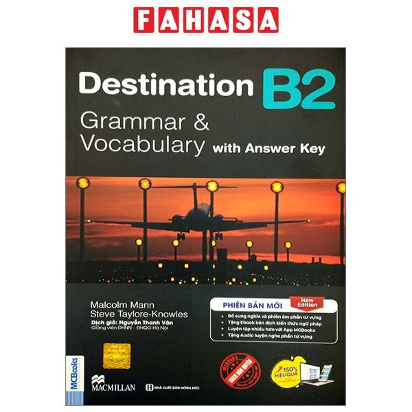 Sách - Destination B2 - Grammar And Vocabulary with Answer Key (Tái Bản ...