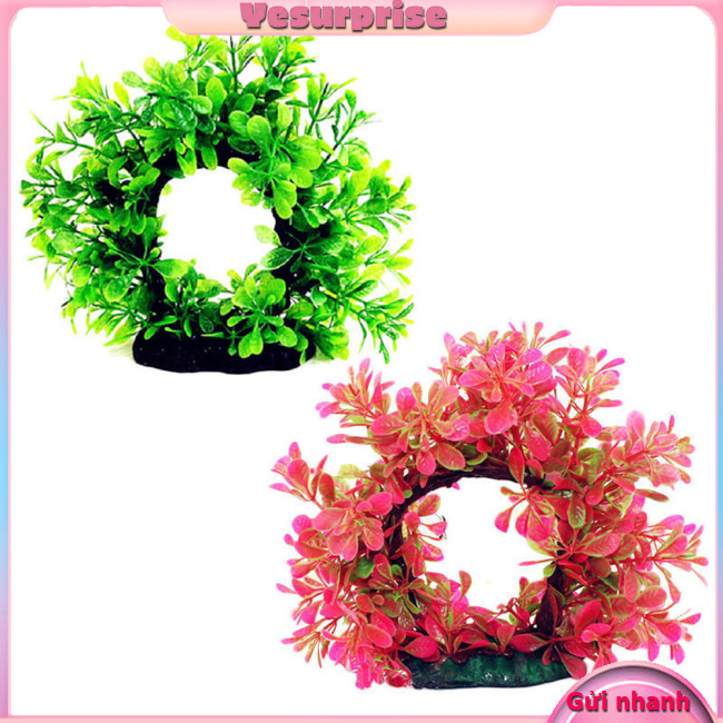 Bể Cá Cảnh Quan Trang Trí Cây Vòm Mô Phỏng Cây Nước Hoa Cá Phụ Kiện ...