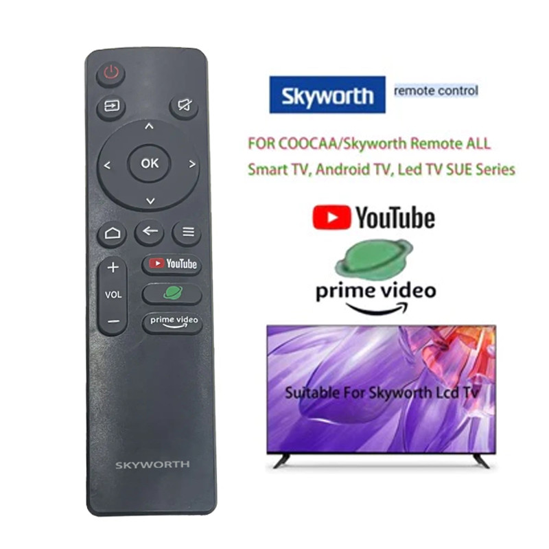 🔥[Rẻ nhất] Remote Điều khiển for CooCAA / Skyworth Smart TiVi thông minh, TV Android, TV Led SUE ...