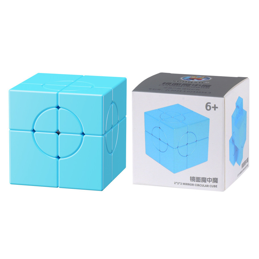 ShengShou Blue Circular Magic Tower Cube 2x2 3x3 Pyramid Magic Cube ...