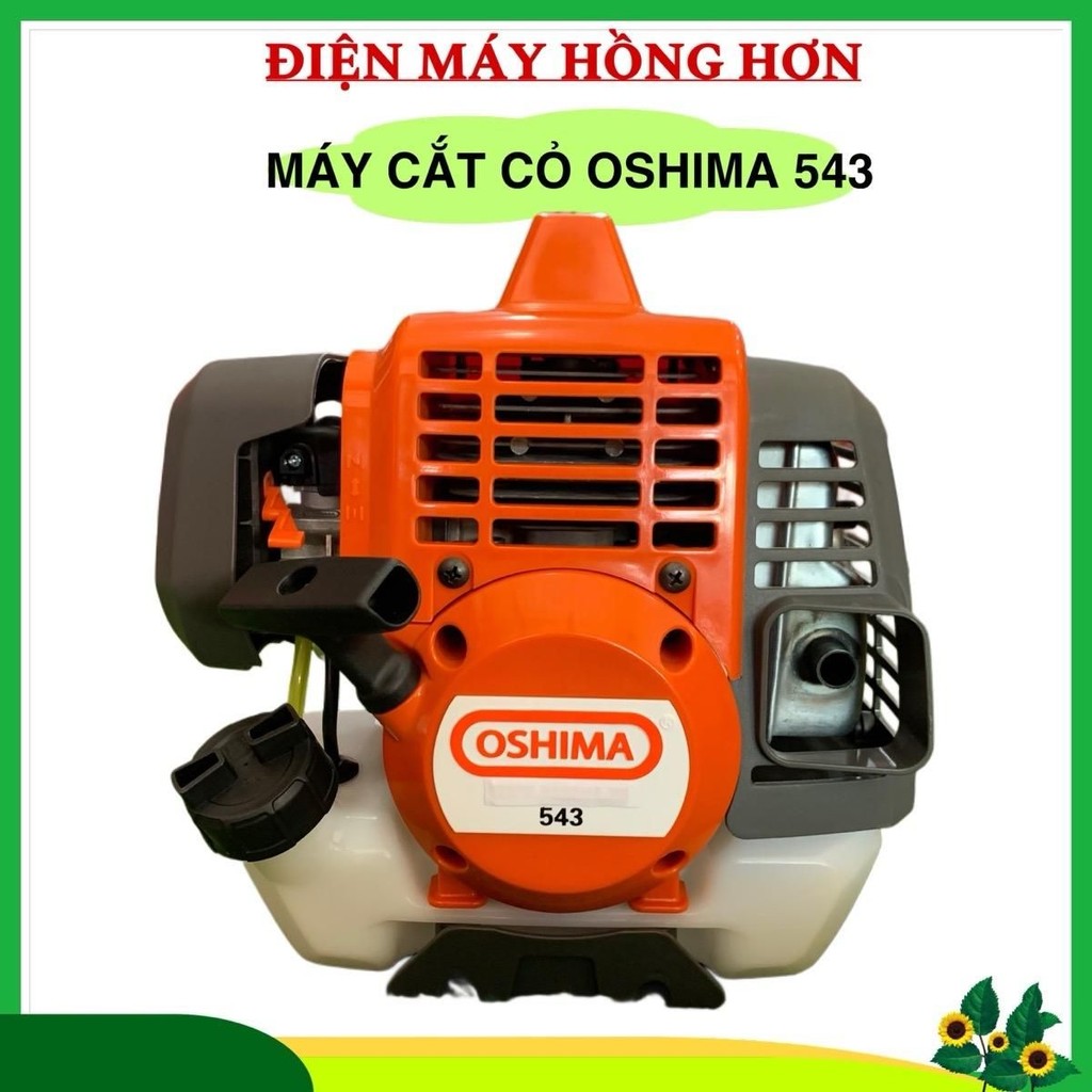 Máy Cắt Cỏ OSHIMA 543 Nòng Máy 41 Li - Có Trợ Lực phát cỏ đầu máy cắt cỏ 2 thì | Shopee Việt Nam
