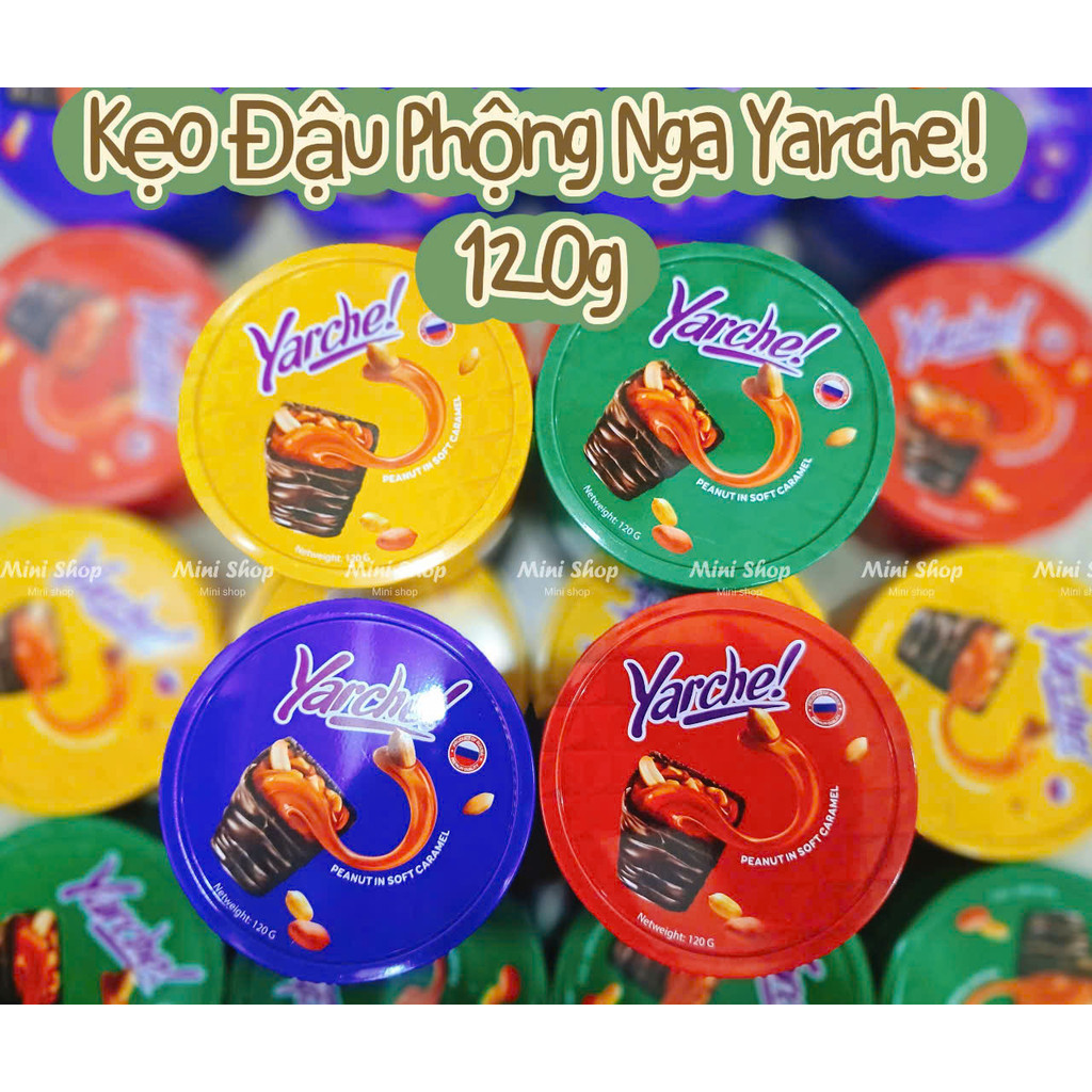 Kẹo Socola Đậu Phộng Hạnh Nhân Yarche! 120g Lý Mai | Shopee Việt Nam