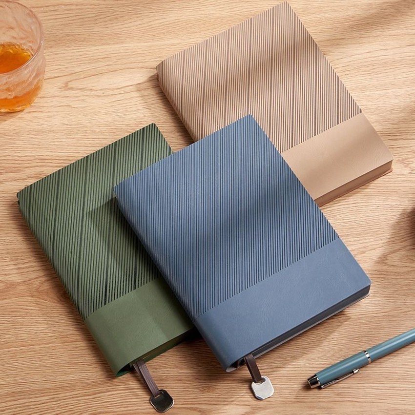 Sổ tay A5 SHOPPING CENTER Sổ note 200 trang chất giấy dày dặn bìa da ...