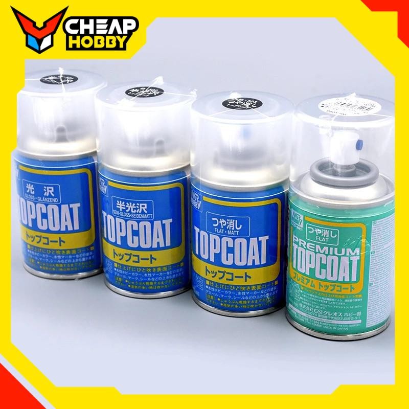 Sơn phủ mô hình Top Coat Gloss B501 Semi Gloss B502 Flat B503 Premium B601 B602 B603 của Mr ...
