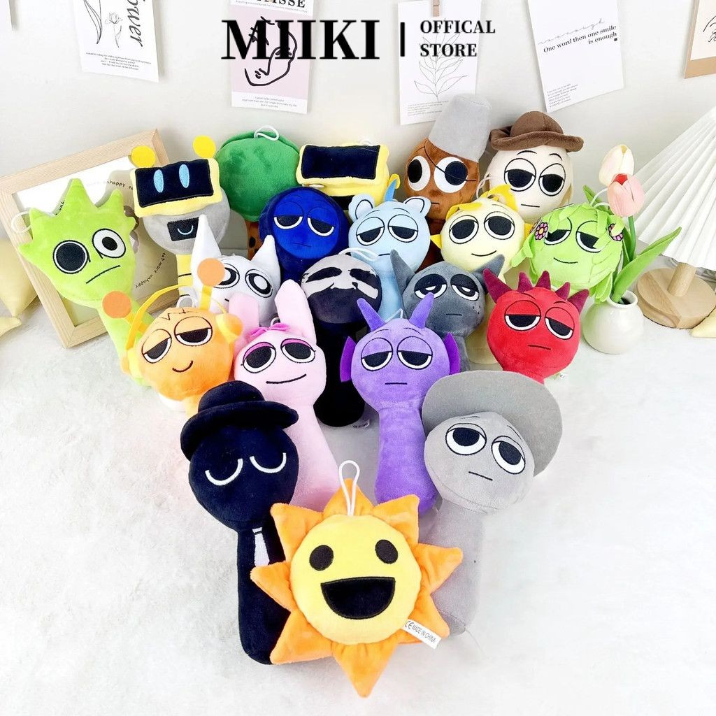EELHOE 2025 Sprunki Horror Game Plush Toys Variant Model Cartoon Cute ...