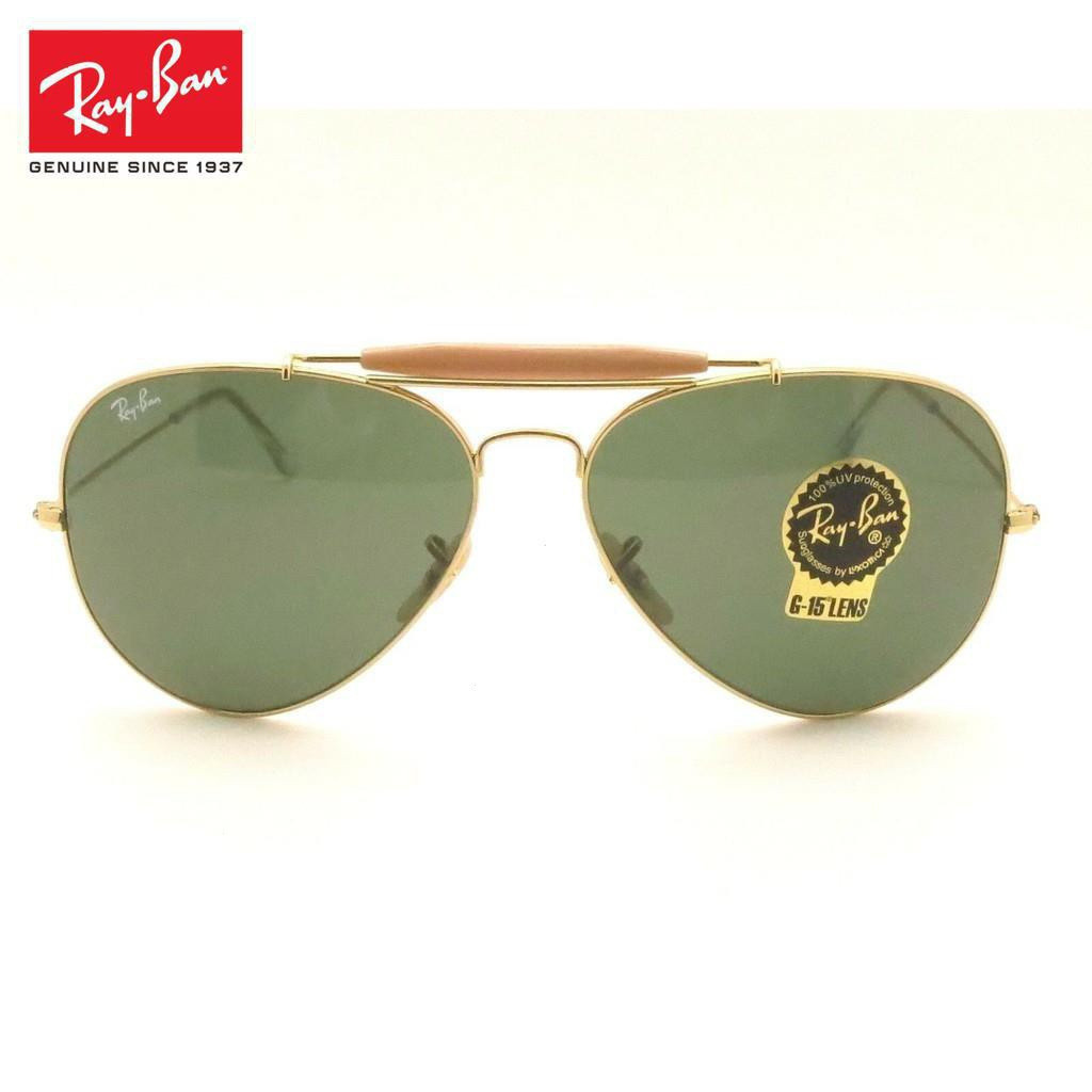 Ray/ban 3029 L2112 62mm. Kính mát ngoài trời Gold G15, mới, 100% chính ...
