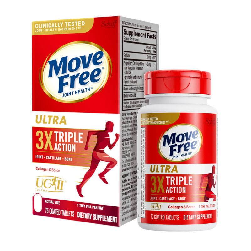 [Mua 3 TẶNG 1] Move Free Ultra 3x Triple Action với Collagen khớp UC-II ...