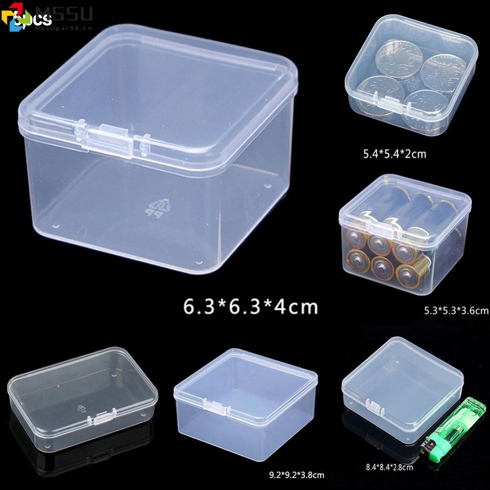 [MSSU]Compact Small Plastic Container for Jewelry and Earplugs Storage ...