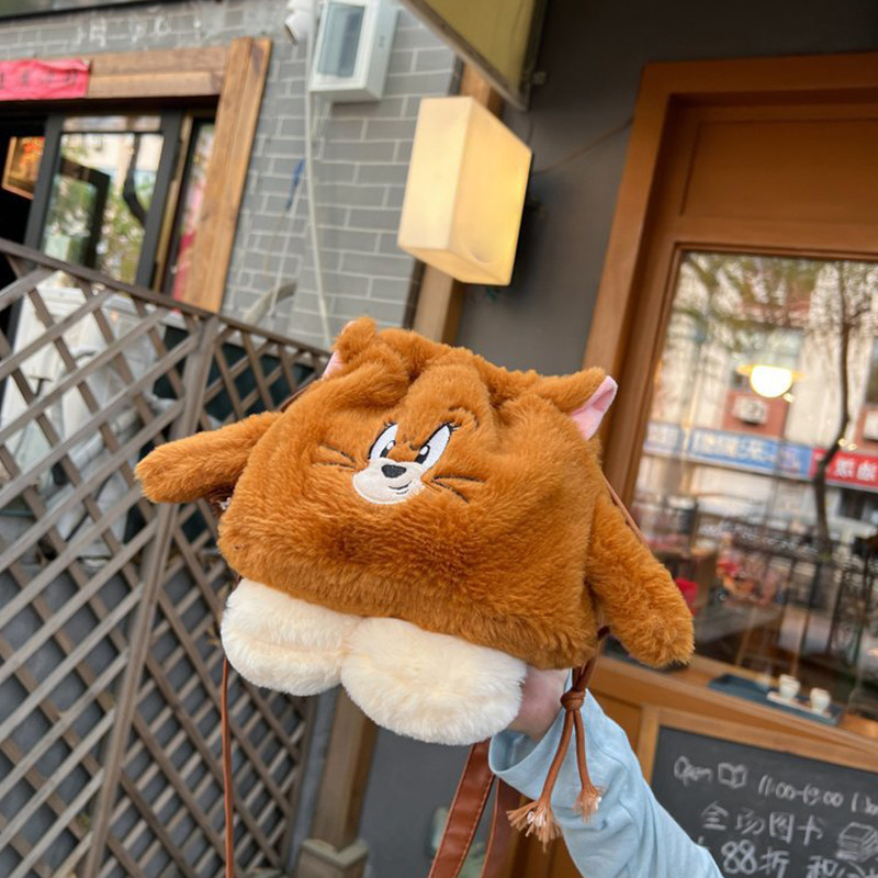 [Tutuout] Kawaii Tom Và Jerry Túi Sang Trọng Túi Xách Túi Dây Rút Túi ...