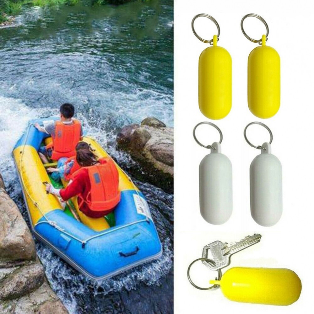 {WELV}Floating Keychain Buoyant Sailing Boat Floating Keyring Kayak ...