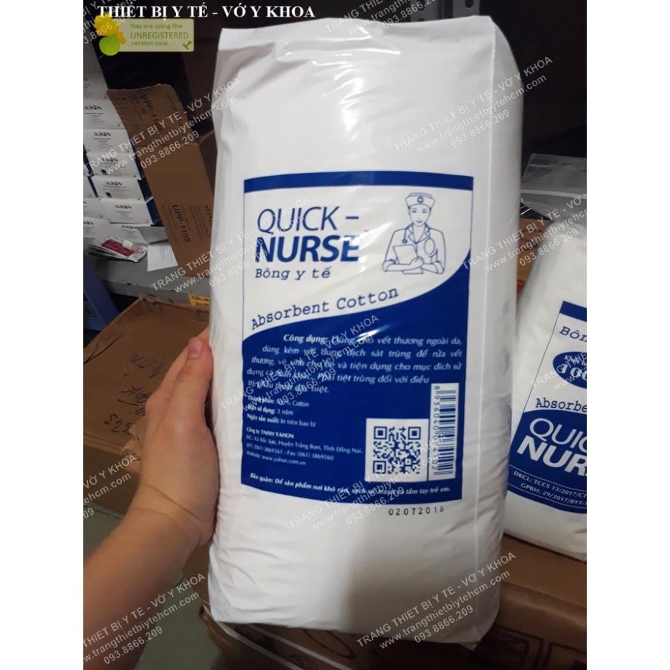 Bông gòn y tế QUICK NURSE 500g - 1kg | Shopee Việt Nam