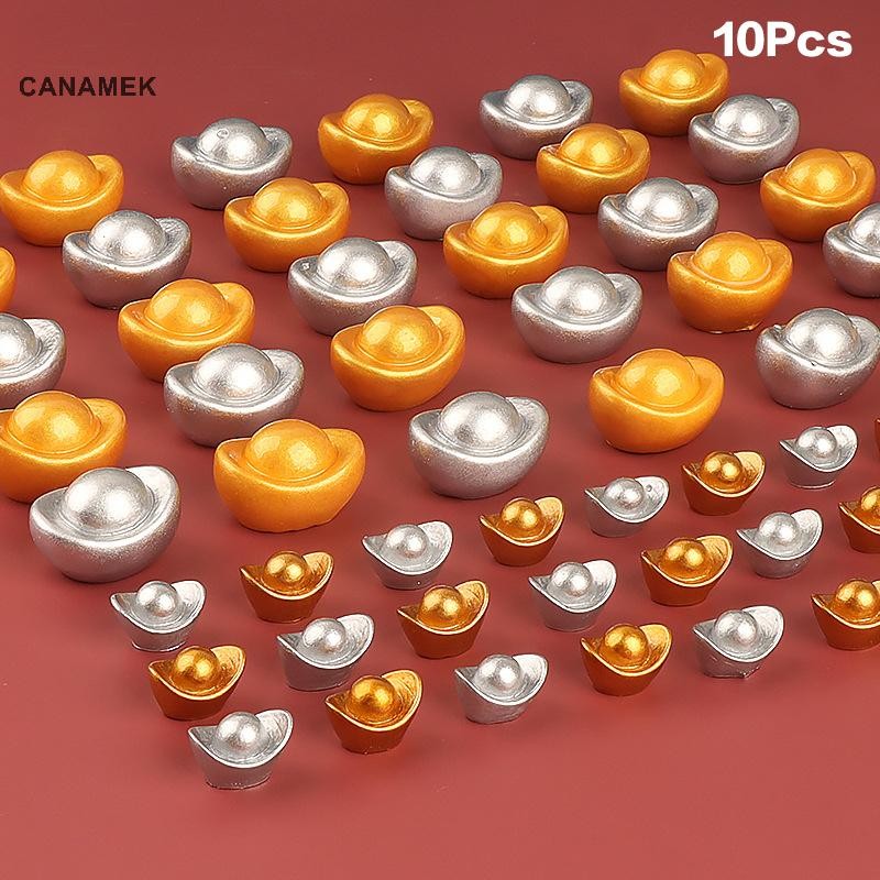 Canamek 10 Cái Phong Thủy Thỏi Trang Trí Mô Phỏng Kho Báu Yuanbao Linh ...