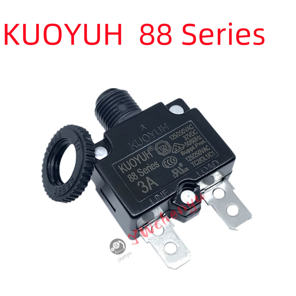 Cầu chì bảo vệ quá dòng Kuoyuh 88 Full Range 88-7A 3A 5A 6A 9A 10A 13A 15A Đặt lại thủ công ...