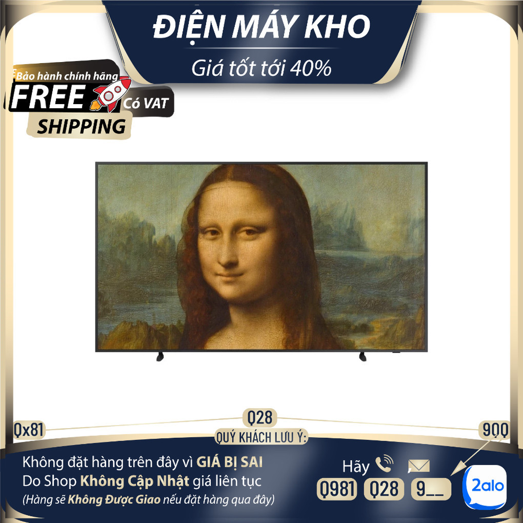 Smart Tivi Samsung Khung Tranh The Frame QLED 4K 85 inch QA85LS03B [85LS03B] - Chính Hãng - DMK ...