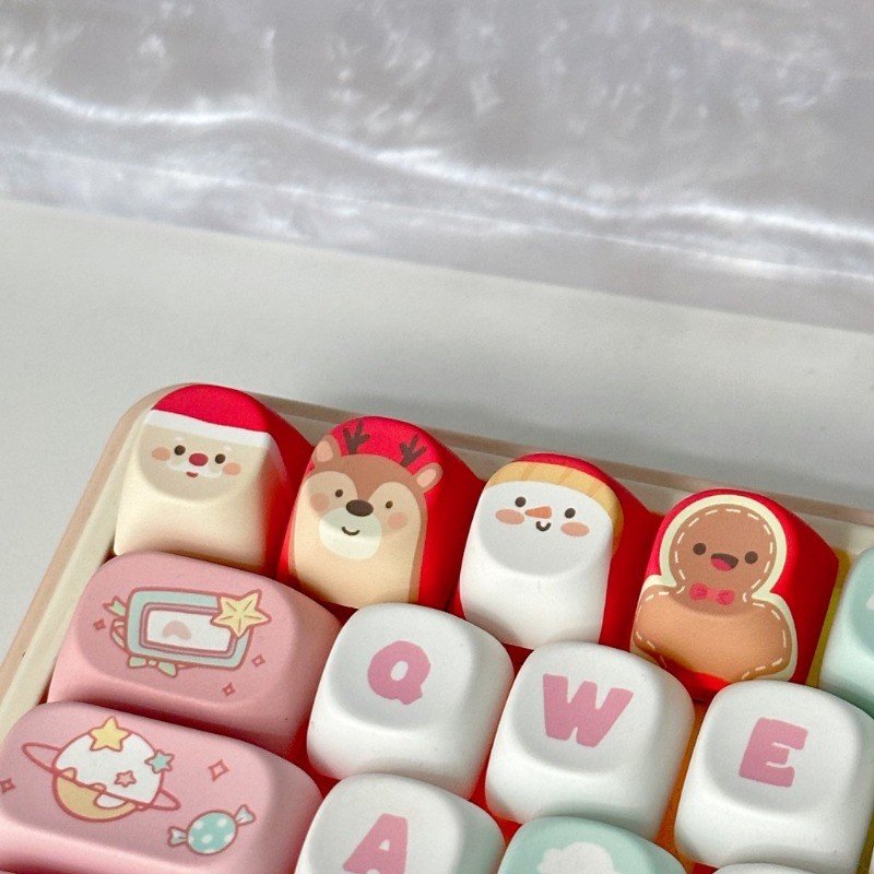 Giáng Sinh Keycap SO Profile R4 4 Chiếc Năm Mặt Thăng Hoa Sáng Tạo DIY Hoạt Hình Dễ Thương Bàn ...