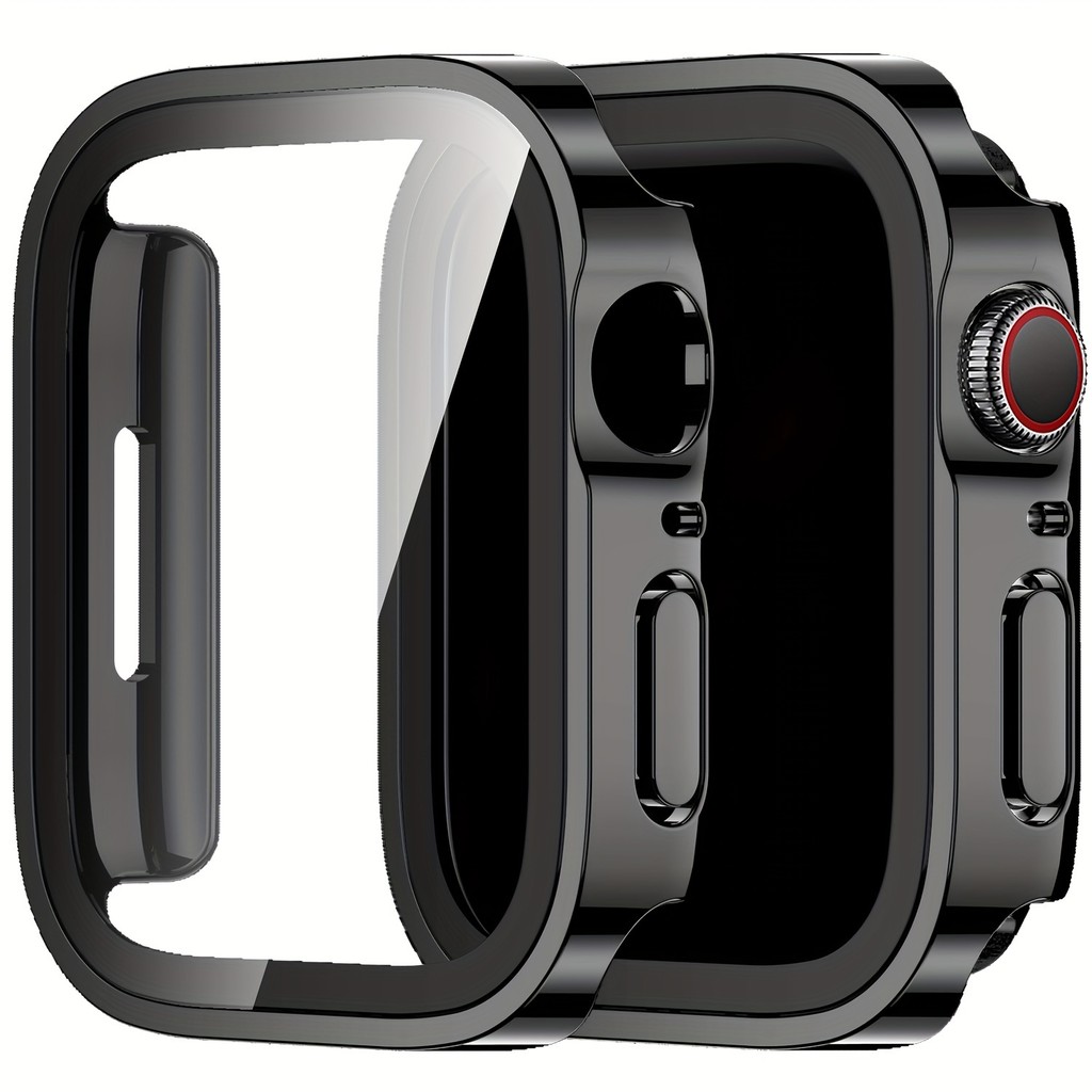 Ốp PC cứng 2 gói Full Cover cho Apple Watch Series 10 Ultra SE 10 9 8 7 ...