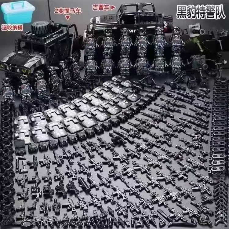 Tương thích với Lego Ghost SWAT Lực lượng đặc biệt Sa mạc Alpha Quân ...