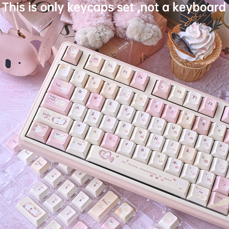 PBT Keycap Cherry Karami Cá Tính Chủ Đề Màu Hồng Đầy Đủ Thăng Hoa Năm ...