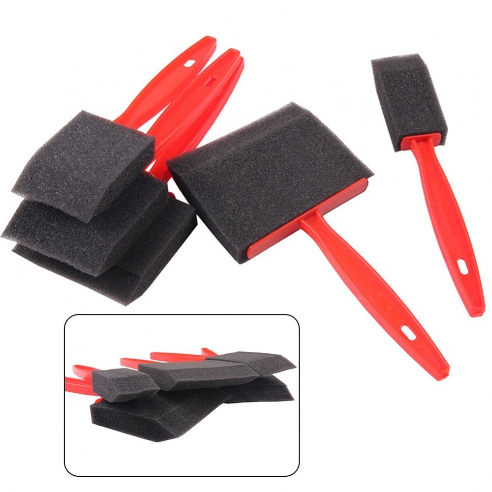 Premium Foam Brush Set for Crafts for Oil Stains and Polyurethane Set ...