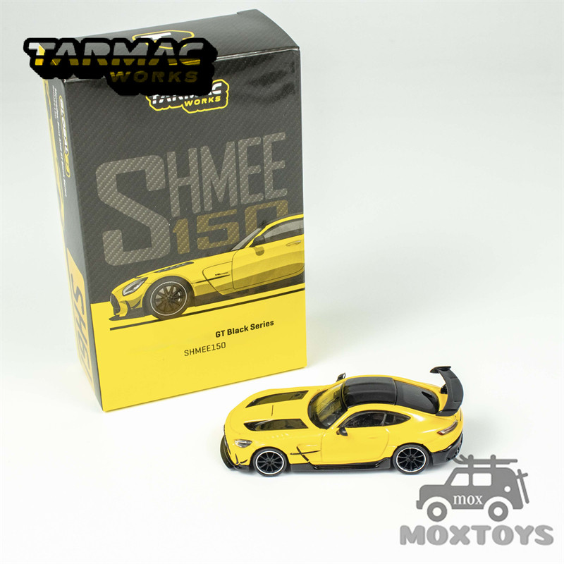 Tarmac Works 1: 64 GT Black Series SHMEE150 xe mô hình Diecast màu vàng ...