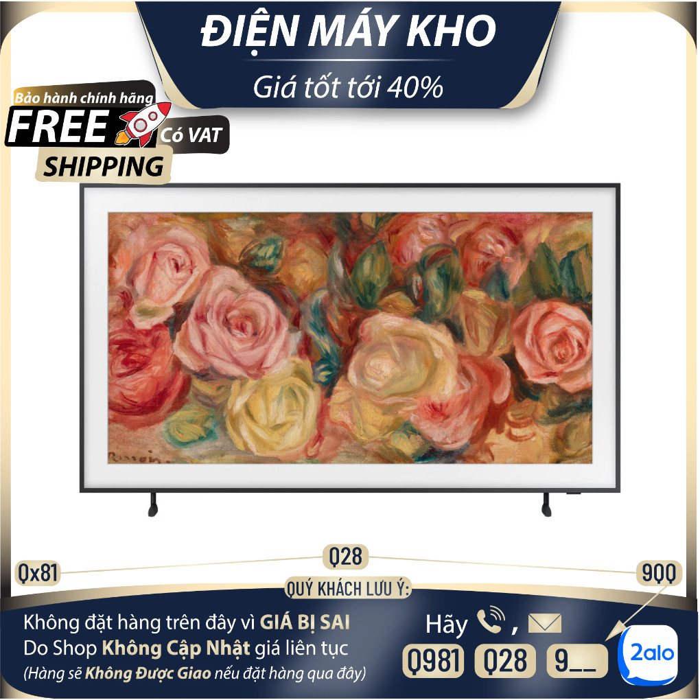 QA75LS03DA Smart Tivi Khung Tranh The Frame QLED Samsung 4K 75 inch 75LS03DA - Hàng chính hãng ...