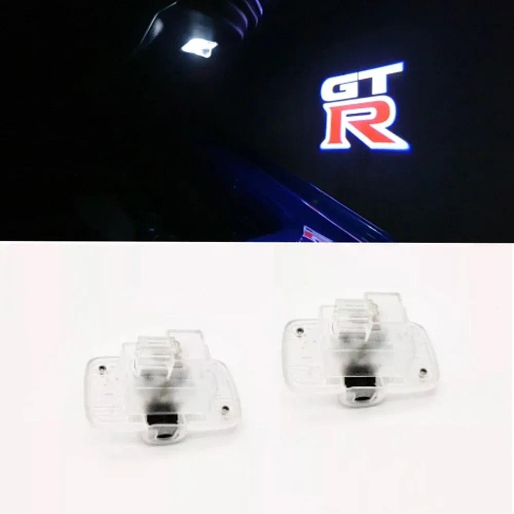 R35 R34 GTR Đèn Cửa 2 Chiếc GT-R LED Thảm Bóng Đèn Ma Lịch Sự Đèn Cho ...