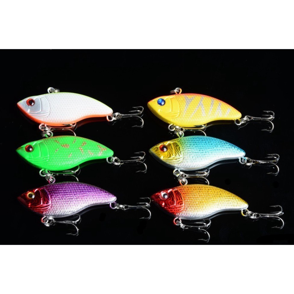 Mồi Câu Lure Cá Gỉa VIB Dài 5,5cm nặng 9.1g _ 002 3DX | Shopee Việt Nam