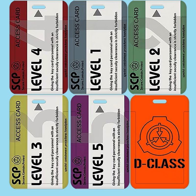 SCP Foundation Custom Stundet School ID Work ID Card Chủ thẻ Metro Card ...