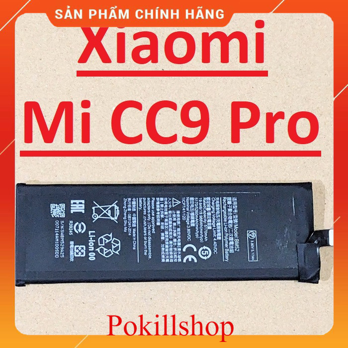 Pin Xiaomi Mi CC9 Pro Mã BM52 Dung Lượng 5260mAh New | Shopee Việt Nam