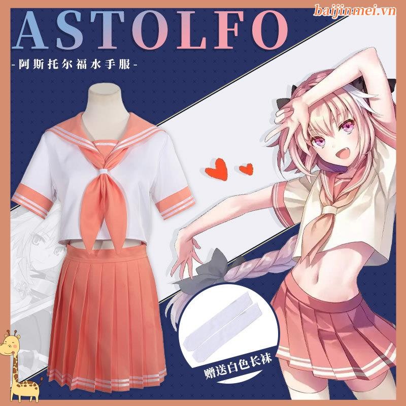 Anime fate apocrypha astolfo cosplay trang phục phụ nữ cô gái nhật bản ...