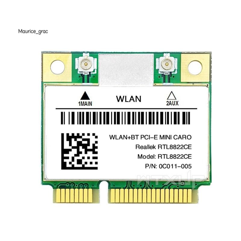 Rtl8822ce 1200Mbps 2.4G / 5Ghz 802.11AC Mạng Thẻ WiFi Mini PCIe ...