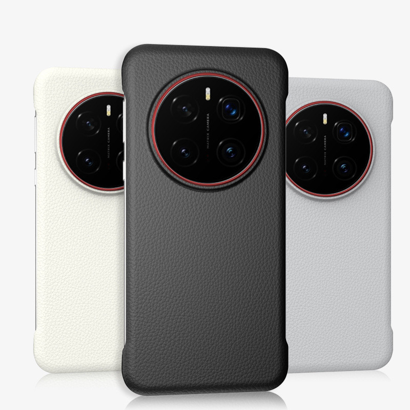 Ốp điện thoại di động bằng da không khung ống kính lỗ lớn cho Huawei ...